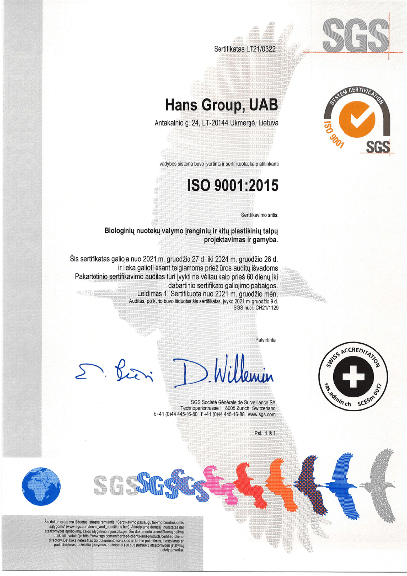 Sertifikatai | biomax.lt